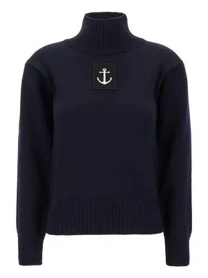 JIL SANDER Knitwear With Anchor Detail - Multicolor