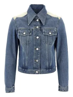 GIVENCHY GIVENCHY Denim Jacket With Canvas Detail