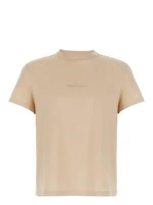 MAISON MARGIELA Paris' T-shirt - Cream