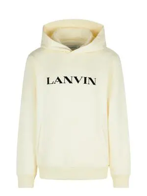 LANVIN Cotton Sweatshirt - Cream