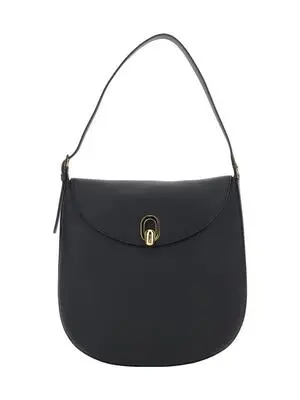 Savette Tondo Shoulder Bag With Logo Plate - Multicolor