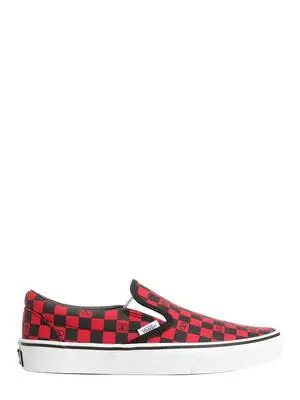 Valentino Garavani X Vans Slip-on Checkerboard Sneakers - Red