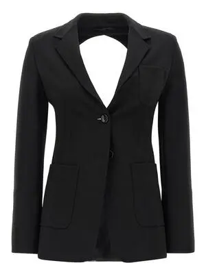 MAX MARA MAX MARA Anagni Single-Breasted Blazer With Cutout Detail