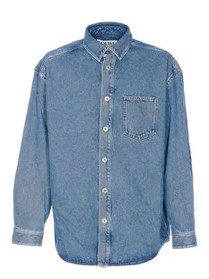 Loewe Anagram Overshirt - Blue