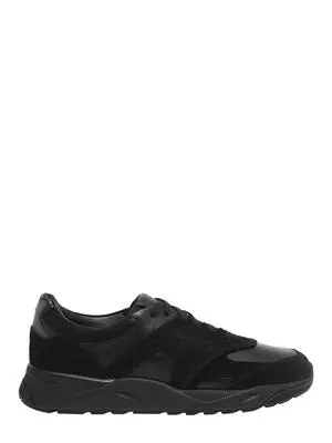 SANTONI SANTONI Innova Leather And Suede Sneakers