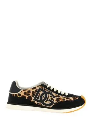 Dolce & Gabbana Dg Cushion Leopard Print Sneakers - Multicolor