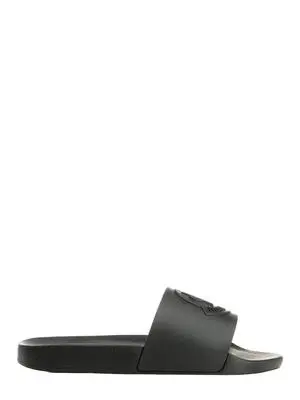 Moncler Basile Slides - Black