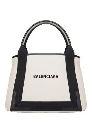 Balenciaga Small Navy Cabas Shopping Bag - Multicolor