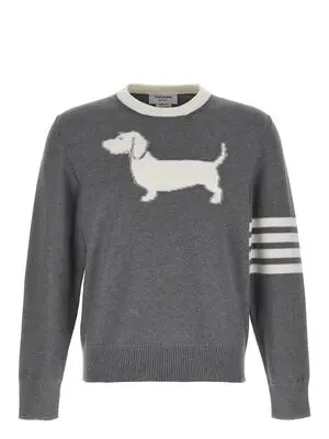 THOM BROWNE Thom Browne 4-Bar Hector Cotton Sweater