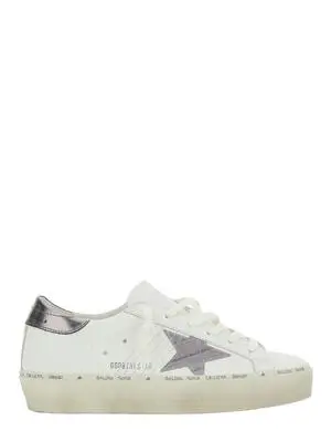 GOLDEN GOOSE Hi Star Leather Sneakers - Multicolor