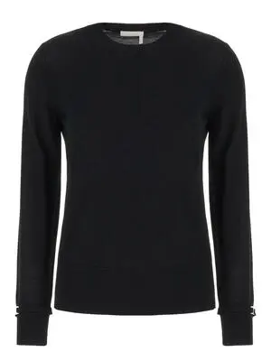 CHLOÉ CHLOE Crew Neck Knitwear With Embellished Cuffs