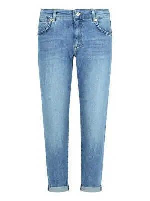 Sportmax Luchino" Light Wash Denim Jeans - Blue