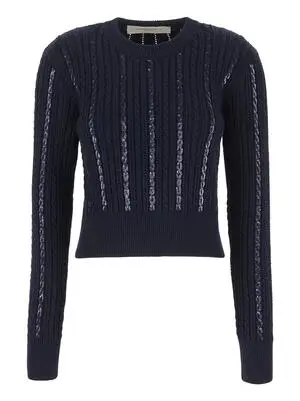 GOLDEN GOOSE GOLDEN GOOSE Ribbed Knitwear With Sequined Details
