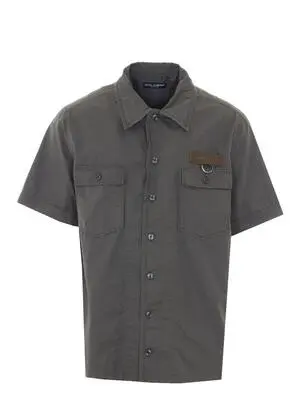 DOLCE & GABBANA Dolce&Gabbana Men Logo Short Sleeves Shirt
