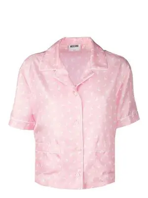 Moschino Short Sleeve Printed Shirt - Multicolor