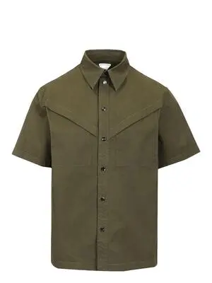 Bottega Veneta Lightweight Cotton Twill Shirt - Green