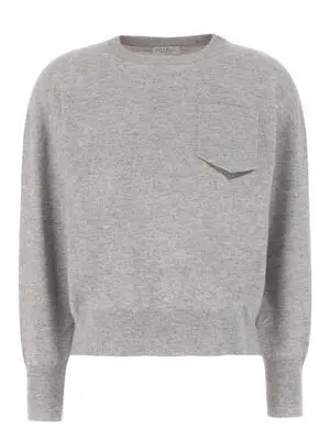 Brunello Cucinelli Knitwear With Pocket Detail - Multicolor