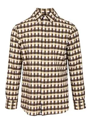 Bottega Veneta Checked Shirt - Multicolor