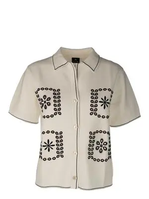 PAUL SMITH PAUL SMITH Embroidered Knitwear Polo Shirt