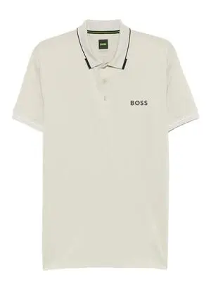 BOSS Boss Neutrals Polo Shirts Men Cream