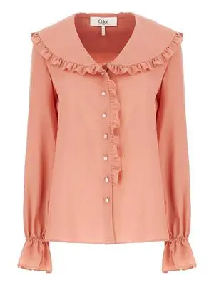 Chloé Blouse With Ruffle Detail - Multicolor