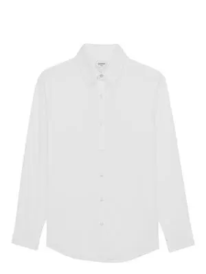 Saint Laurent Cassandre Stretch Cotton Shirt - Multicolor