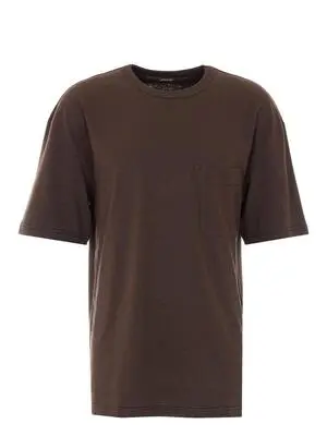 LEMAIRE Boxy Fit T-shirt - Brown