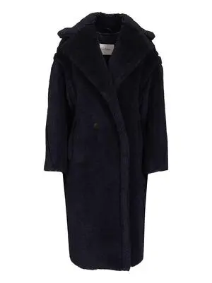 Max Mara Teddy Bear Icon Coat - Blue