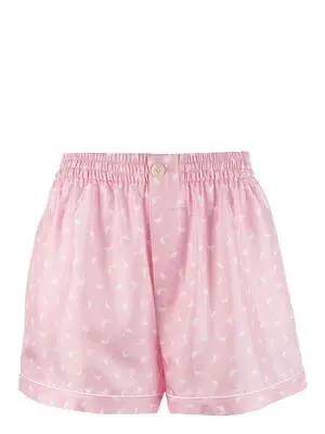 Moschino Printed Lounge Shorts - Multicolor