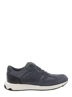 TOD'S Leather And Fabric Sneaker - Gray