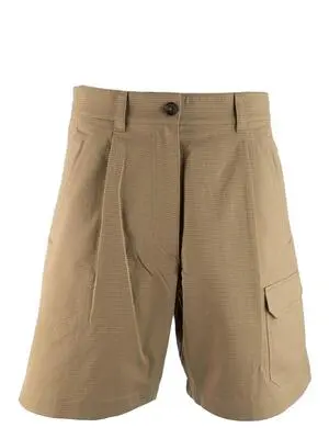 MIU MIU MIU MIU Tailored Cargo Shorts With Monogram Detail