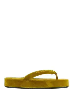Balenciaga Thong Slippers - Yellow