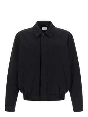 Saint Laurent Cassandre Embroidered Cotton Silk Jacket - Black