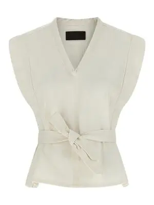 LEMAIRE Chasuble Vest - White