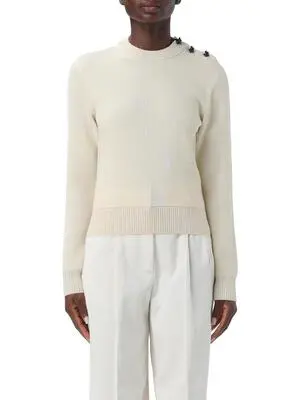 Bottega Veneta Ribbed Knit Crewneck Sweater - White