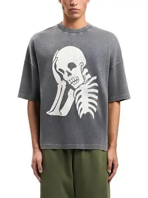 Palm Angels Grey Polo Shirts - Gray