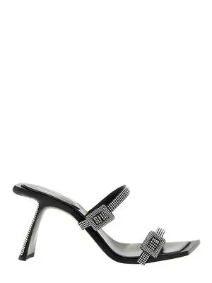 Benedetta Bruzziches Ewa Sequin Embellished Sandals - Black