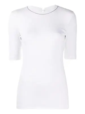 BRUNELLO CUCINELLI BRUNELLO CUCINELLI T-shirt With Monili Embellishment