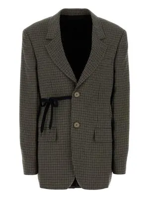 Balenciaga BALENCIAGA Embroidered Lyocell Blazer Multicolor