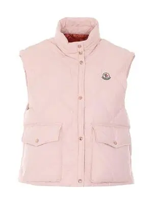 Moncler Quilted Padded Vest - Pink