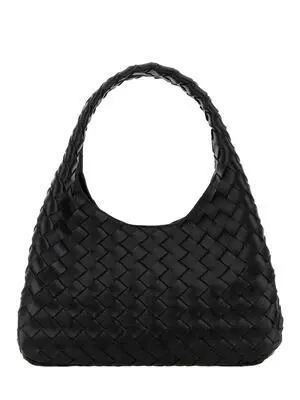 Bottega Veneta BOTTEGA VENETA Small Campana Shoulder Bag Black