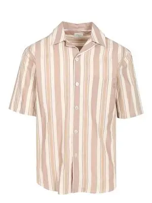 Saint Laurent Saint Laurent Men Striped Cotton Shirt Multicolor