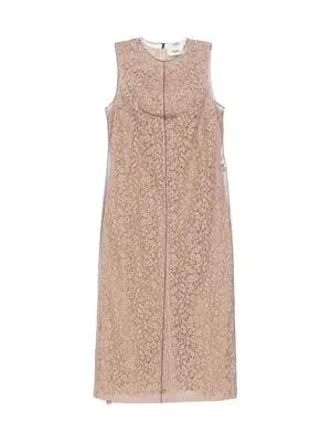 Fendi Blooming Lace Midi Dress - Multicolor