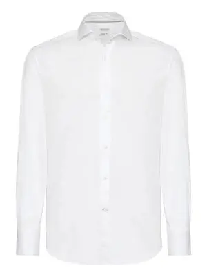 Brunello Cucinelli Spread-collar Shirt - Multicolor