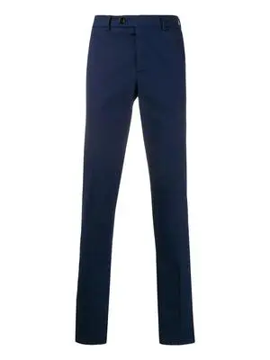 Brunello Cucinelli Garment-dyed Cotton Gabardine Slim-fit Trousers - Multicolor