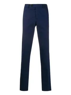 Brunello Cucinelli Garment-dyed Cotton Gabardine Slim-fit Trousers - Multicolor
