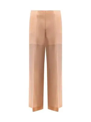Alberta Ferretti Silk Trousers - Multicolor