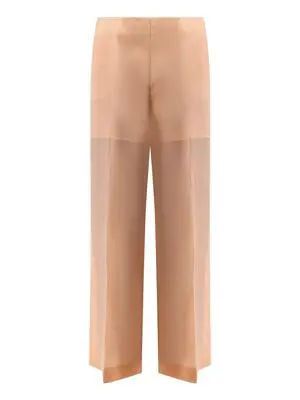 Alberta Ferretti Silk Trousers - Multicolor