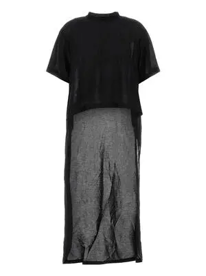 Balenciaga Cotton Blend T-shirt - Black