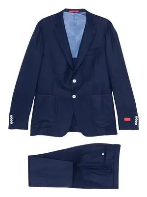 Isaia Suits Single Breasted Suits - Blue